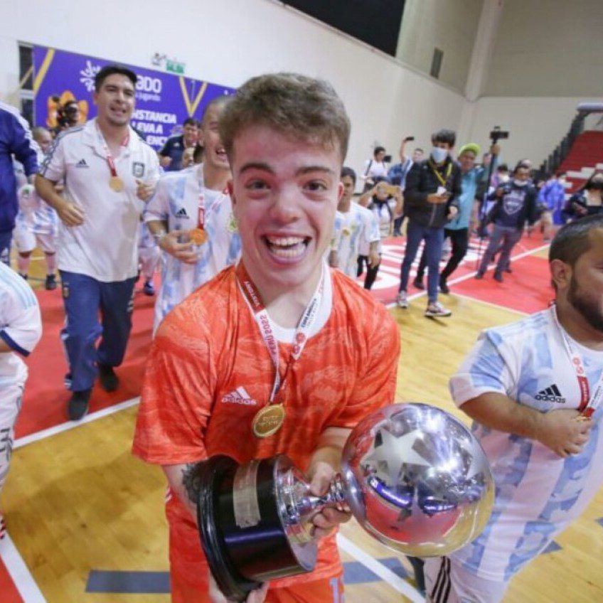 Dwarf Copa America won by Argentina short-size soccer team